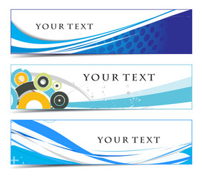 Header banners Royalty Free Vector Image - VectorStock