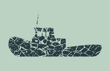 Marine tug icon Royalty Free Vector Image - VectorStock