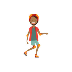 Kid points to elbow and pointing to body part Vector Image