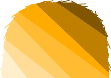 Icon with hay Royalty Free Vector Image - VectorStock