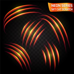 Neon glow line in motion blurred edges Royalty Free Vector