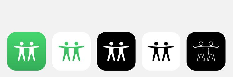 App icon find my Royalty Free Vector Image - VectorStock