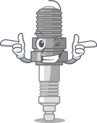 Spark plug isolated Royalty Free Vector Image - VectorStock