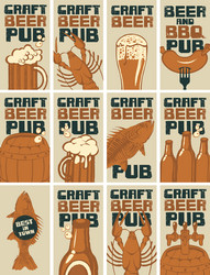 Beer card Royalty Free Vector Image - VectorStock