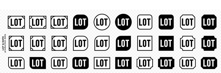 Sticker ce signs simpe Royalty Free Vector Image