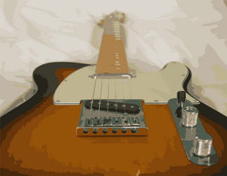 Fender Telecaster Guitar Vector Images (98)