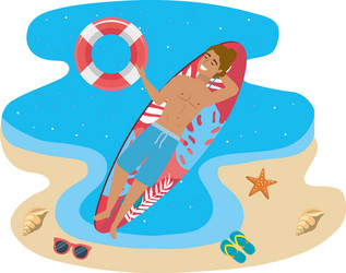 Safe float design Royalty Free Vector Image - VectorStock