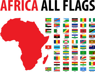 Africa All Flags Vector Images (over 2,600)