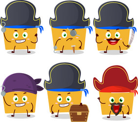 Cartoon character file folder with various Vector Image