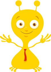 Toy yellow submarine in flat style Royalty Free Vector Image