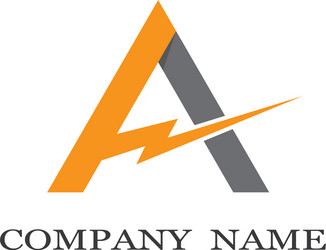 Letter a symbol design Royalty Free Vector Image