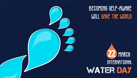 Fire and water banners set Royalty Free Vector Image