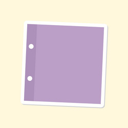 Purple Sticky Note