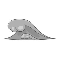 Small waves icon cartoon style Royalty Free Vector Image
