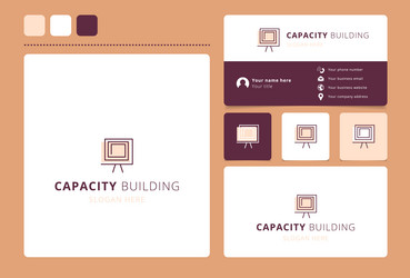 Key factor logo design with editable slogan Vector Image