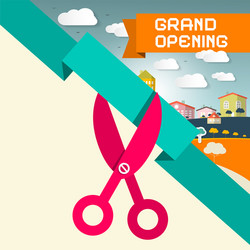 Marketing business grand opening isolated icon Vector Image