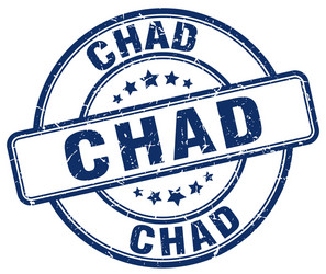 Chad stamp Royalty Free Vector Image - VectorStock