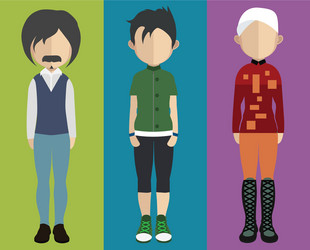 Female Avatar Full Body Vector Images (over 370)