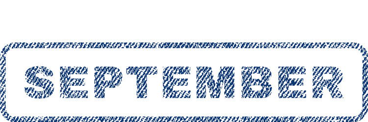 September Text Rubber Stamp Vector Images (78)