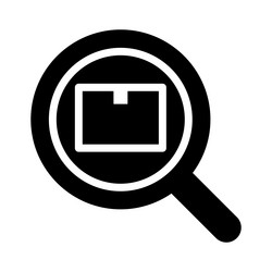 Parcel tracking icon Royalty Free Vector Image