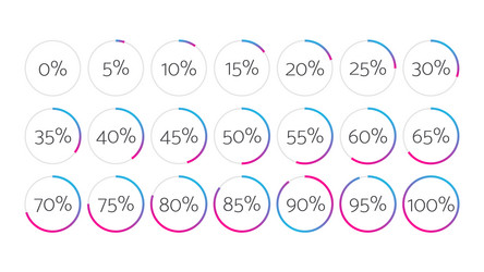 Percent Infographic Vector Images (over 15,000)