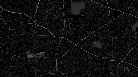 Nerima map detailed black of city Royalty Free Vector Image