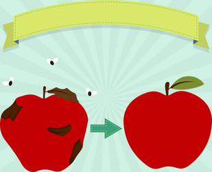 Rotten Apples Vector Images (over 460)