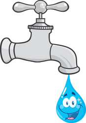 Cartoon tap Royalty Free Vector Image - VectorStock