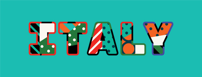 Italy Word Vector Images (over 1,000)
