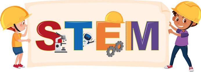 A stem and element logo Royalty Free Vector Image