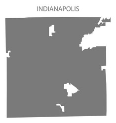 Map of Indiana with Counties Vector Images (over 630)