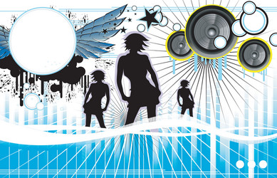 Musical Notes Background Royalty Free Vector Image