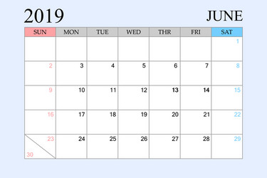 Weekly planner template for print Royalty Free Vector Image