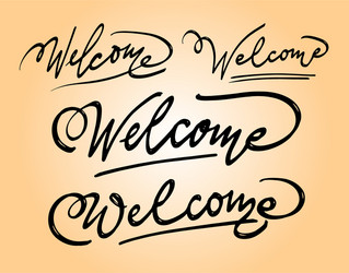 Welcome Script Vector Images (over 3,400)