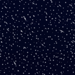 White falling snow on transparent background Vector Image