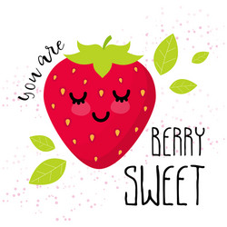 Strawberry Love Quotes Vector Images (over 220)
