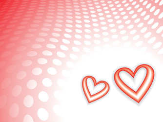 Beautiful heart background design Royalty Free Vector Image