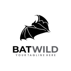 Bat logo design Royalty Free Vector Image - VectorStock