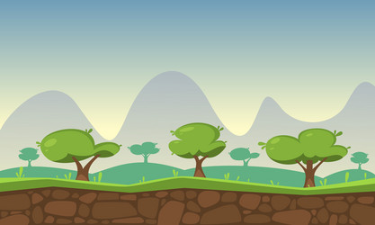 Game cartoon background Royalty Free Vector Image