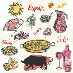 Tapas Sketch Vector Images (93)