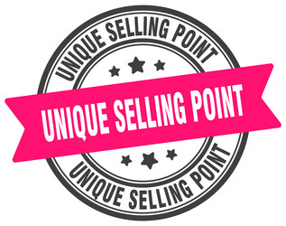 Unique selling point stamp Royalty Free Vector Image
