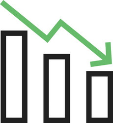 Downfall Royalty Free Vector Image - VectorStock