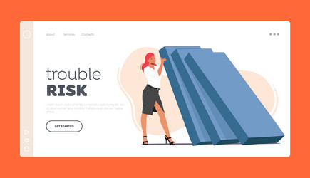 Business resilience risk management Royalty Free Vector