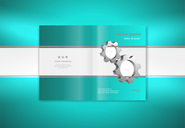Brochure design booklet template repair service Vector Image