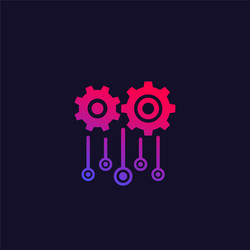 Data recovery blue gradient concept icon Vector Image