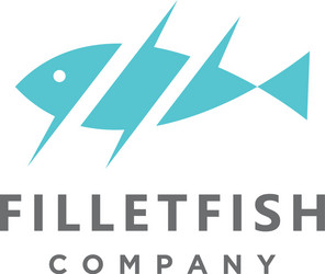 Fillet fish logo Royalty Free Vector Image - VectorStock