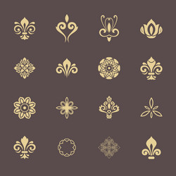 Vintage big set of classic patterns Royalty Free Vector