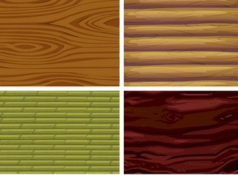 Wood texture set Royalty Free Vector Image - VectorStock