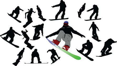 Snowboard Royalty Free Vector Image - VectorStock