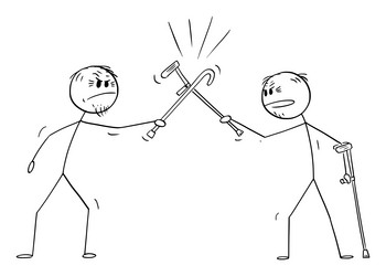 Stick Figures Fighting Vector Images (over 590)
